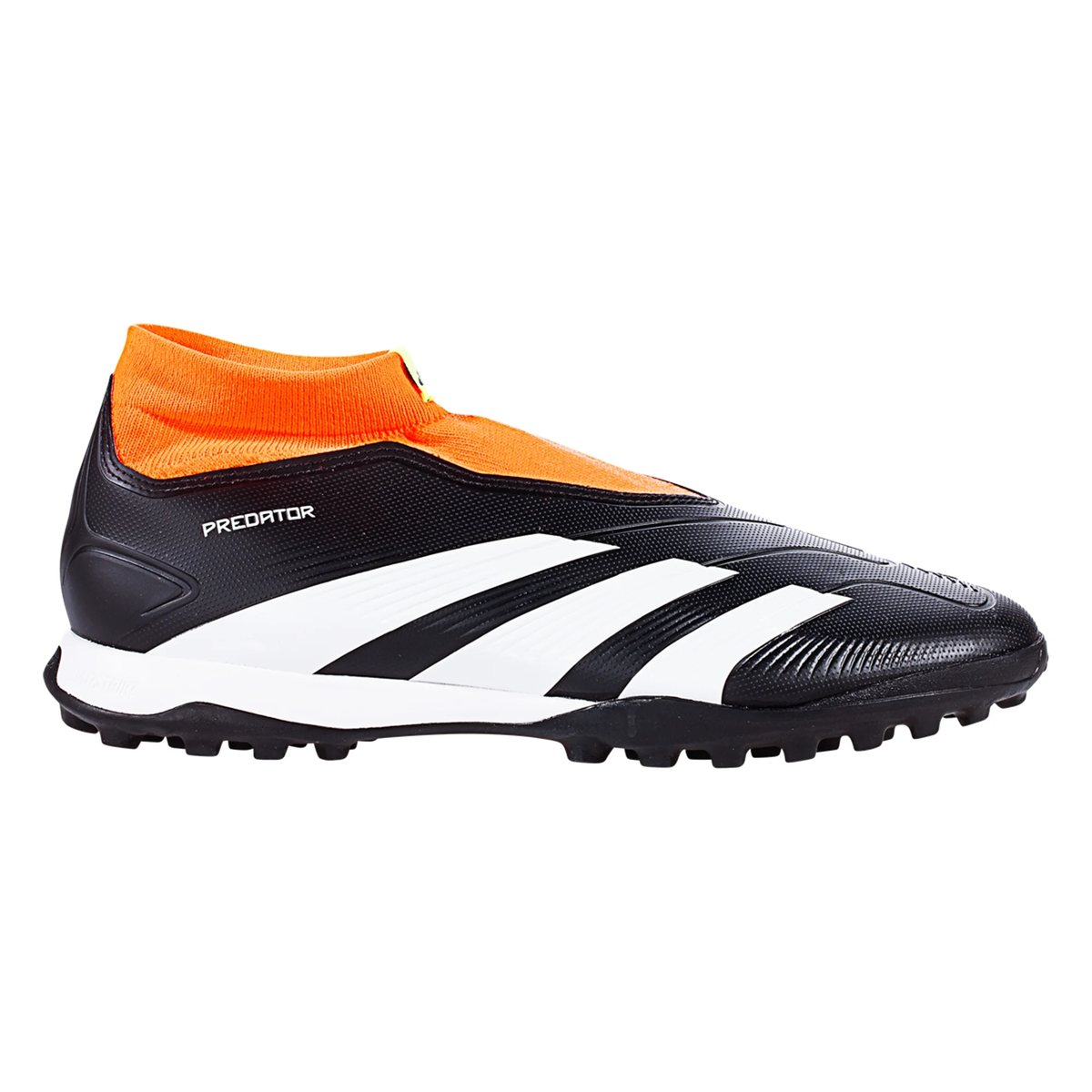 adidas Predator League Laceless Turf Soccer Shoes (Core Black/White/So ...