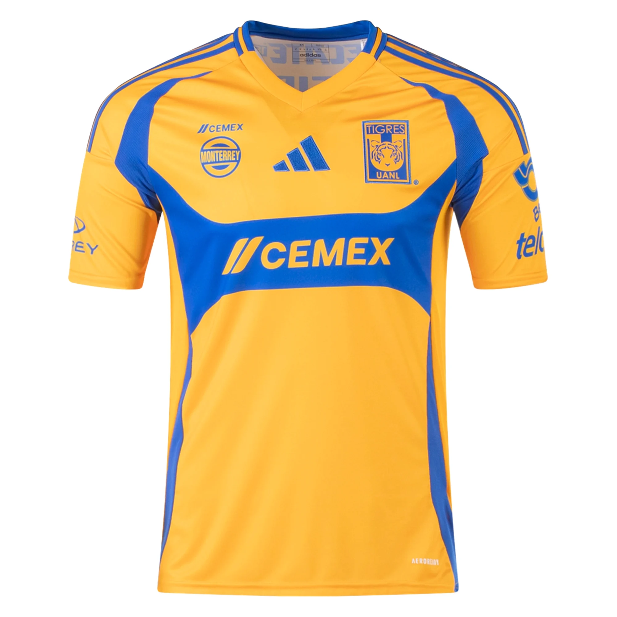 adidas Tigres Home Jersey 24/25 (Team College Gold) - Soccer Wearhouse