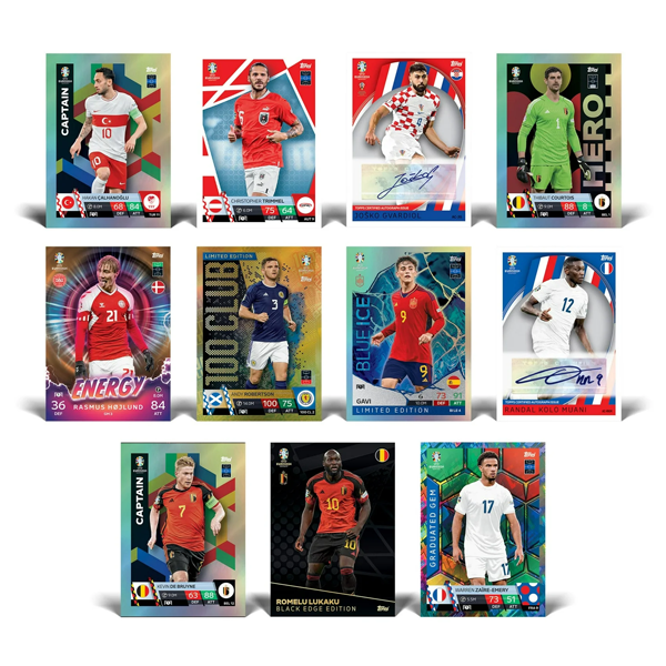 Topps Match Attax Extra Euro 2024 Trading Cards Pack (8 Cards) - Soccer ...