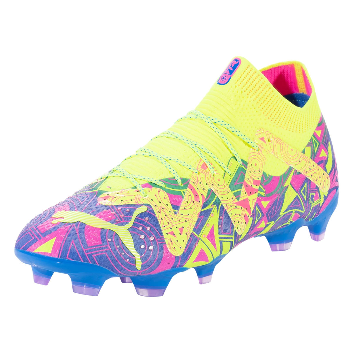 Puma Future Ultimate Energy FG/AG Soccer Cleats (Ultra Blue/Yellow Ale ...