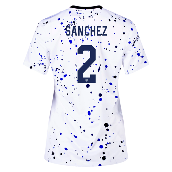 Nike Womens United States Ashley Sanchez 4 Star Home Jersey 23/24 w/ 2 ...