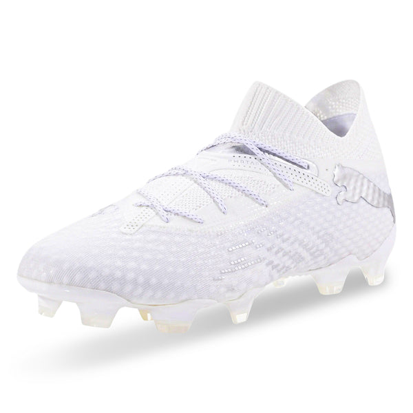 Puma Future 7 Ultimate FG/AG Soccer Cleats (Puma Silver/Puma White ...