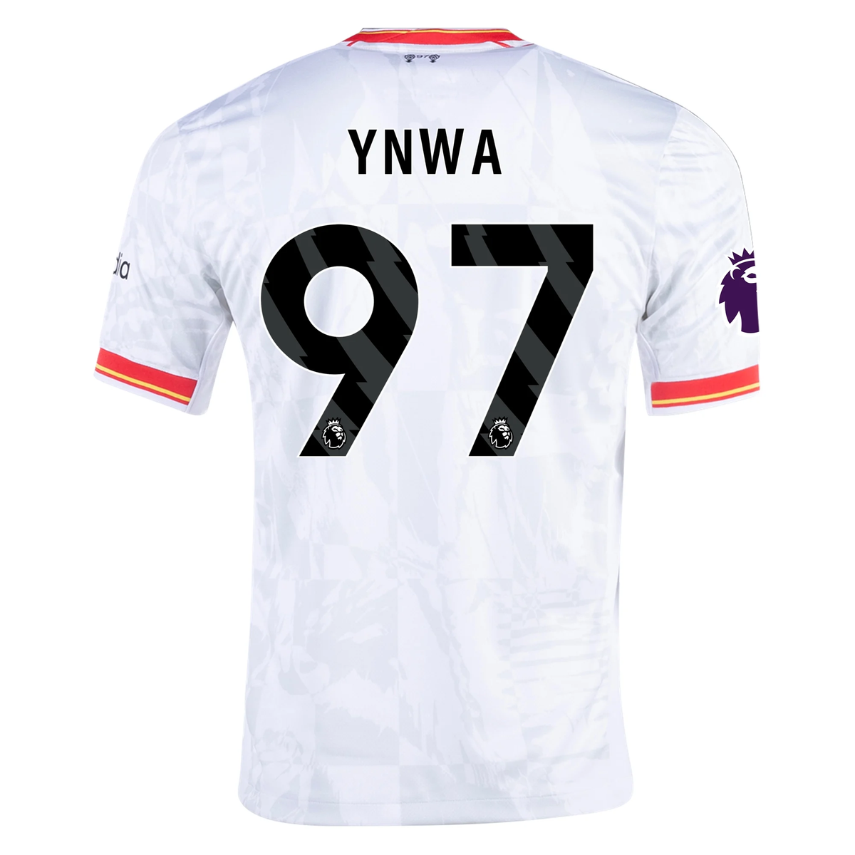 Nike Liverpool YNWA Third Jersey w/ EPL Patch 24/25 (White/Pure Platin ...