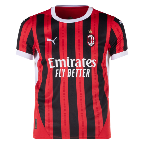 Puma Youth AC Milan Noah Okafor Home Jersey 24/25 (Puma Red/Black ...