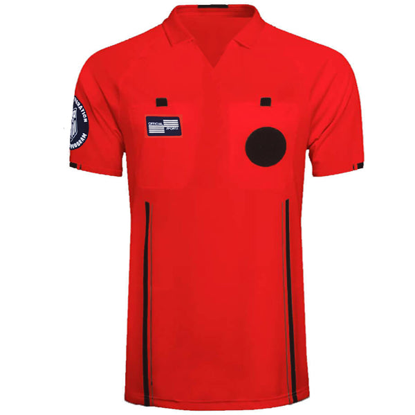 Official Sports Men's Referee Jersey 9174 USSF Economy SS (Red ...