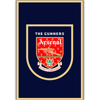 Arsenal FC Vintage Crest Poster - Soccer Wearhouse