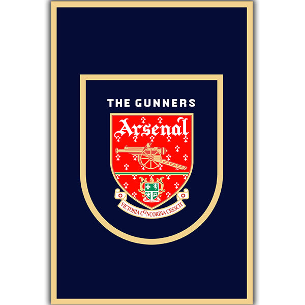 Arsenal FC Vintage Crest Poster