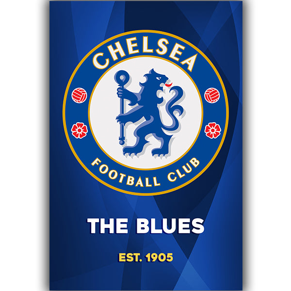 Chelsea FC Crest Poster - Soccer Wearhouse