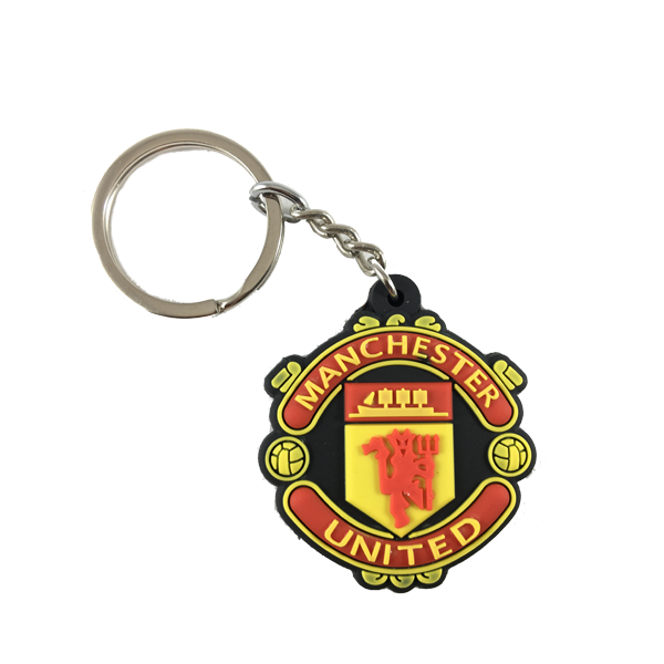 Manchester United Rubber Keychain - Soccer Wearhouse