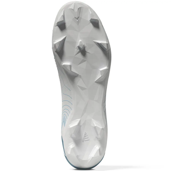 adidas Predator Accuracy.3 Firm Ground Soccer Cleats (White/Grey/Prelo ...