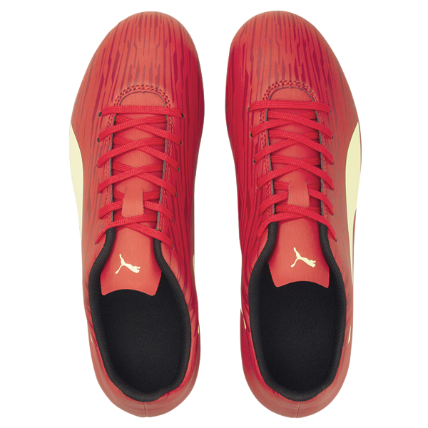 Puma Rapido III FG/AG Soccer Cleats (Red/Fresh Yellow/Chili Pepper ...